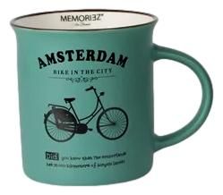 Mok Memoriez - Amsterdamse Fietsen - Mat Emerald Groen, Groot kopen bij ...