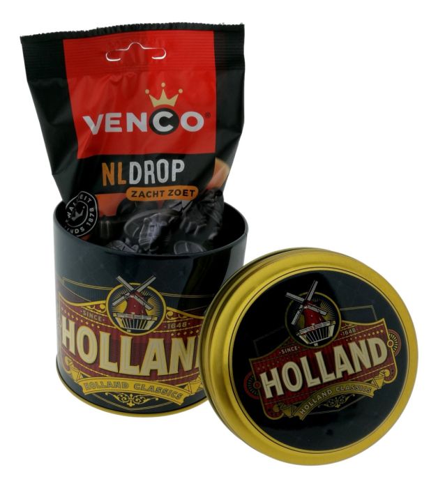 Blikje Hollandse Drop - Zacht Zoet kopen bij HollandWinkel.NL