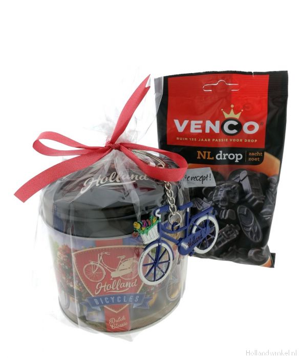 Holland Fietsblik met NL Drop in Cadeau verpakking kopen bij ...