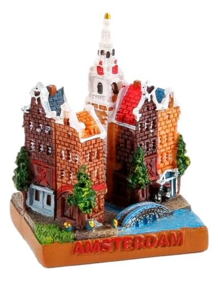 Miniatuur 3D stadstafereel Amsterdam 5 cm kopen bij HollandWinkel.NL