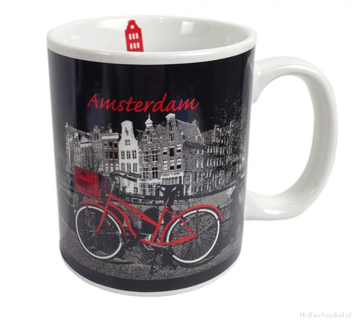 Mok Amsterdam Fiets in cadeaudoosje kopen bij HollandWinkel.NL