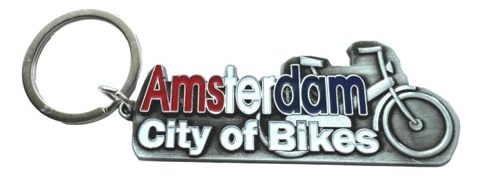 Keychain "Amsterdam City of Bikes" buy at Hollandwinkel.NL
