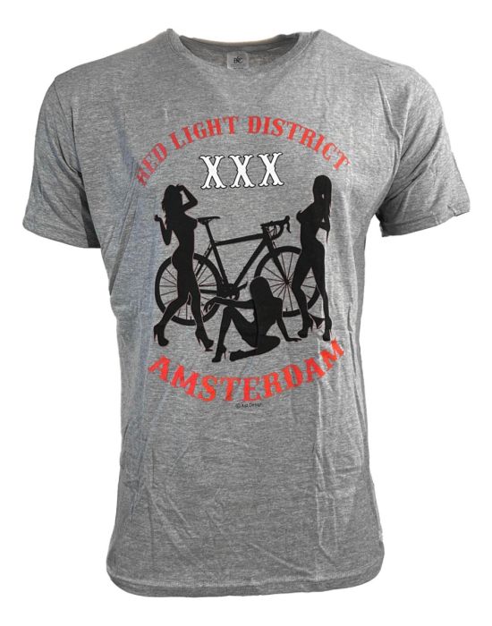 T-Shirt "Amsterdam RedLight XXX" buy at Hollandwinkel.NL